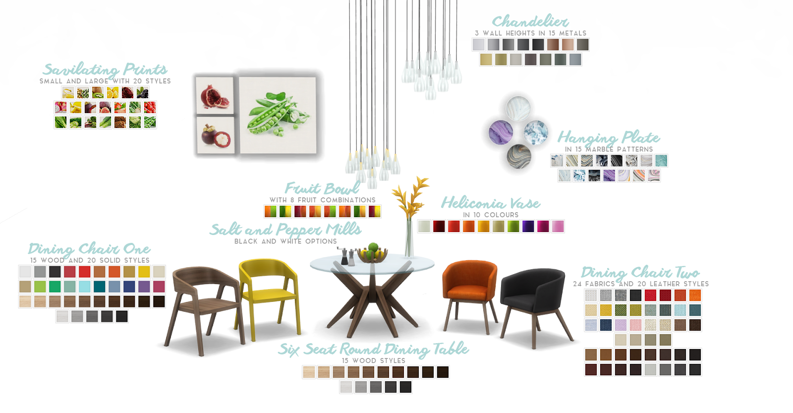 Simsational Designs: Atwood Dining - Content Collection Addon