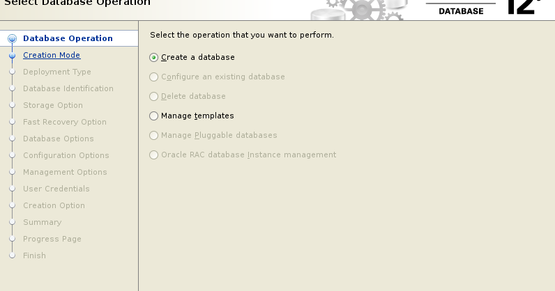 Creating a Real Application Cluster(RAC) 12c database using DBCA ... Creating a Real Application Cluster(RAC) 12c database using DBCA ...