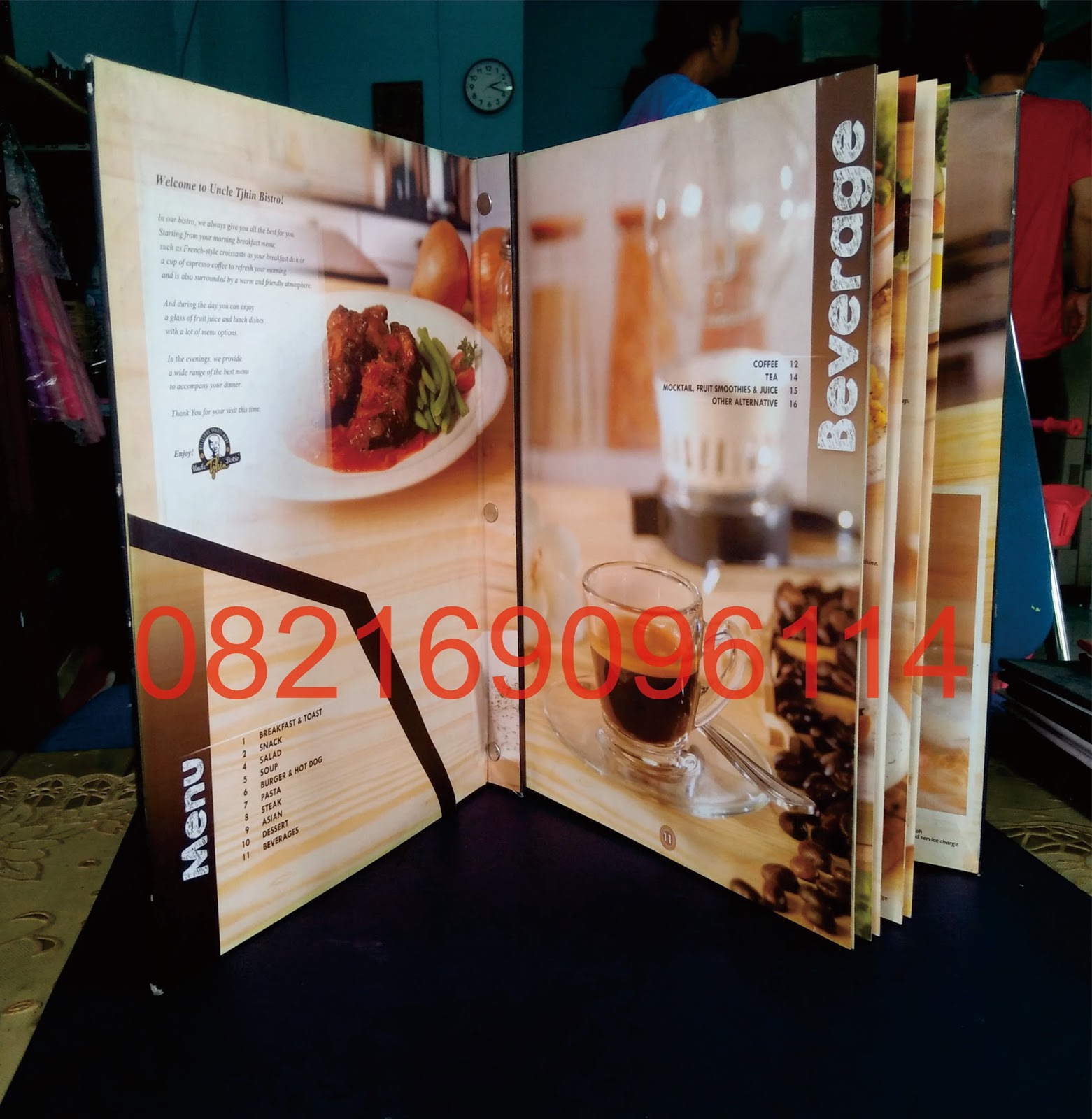Cetak Buku Menu Restoran Rawamangun Jakarta Timur - ANYER PRINTING