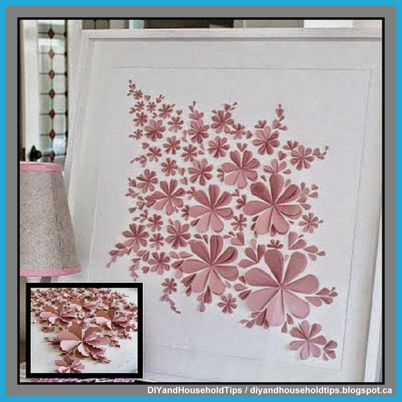 DIY And Household Tips: Turn A Dollar Store Frame And Craft Paper Into ...