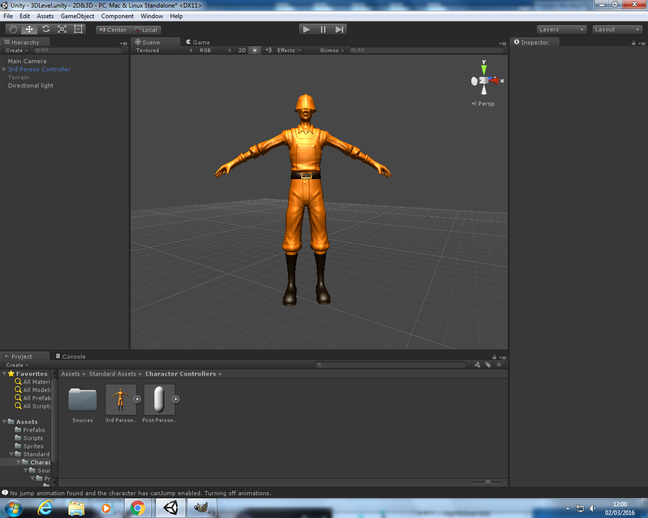 Orange running man : 2D Done and 3D charatcher