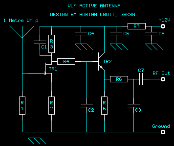 Ham Radio Projects Collection: ADRIAN KNOTT PROPOSES TUNED VLF ACTIVE ...