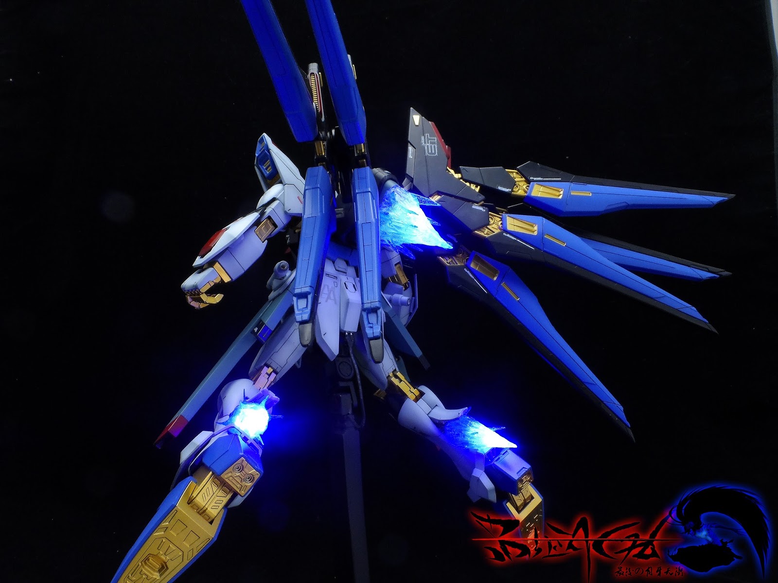 Custom Build: MG 1/100 ZGMF-X20A Strike Freedom Gundam + LED