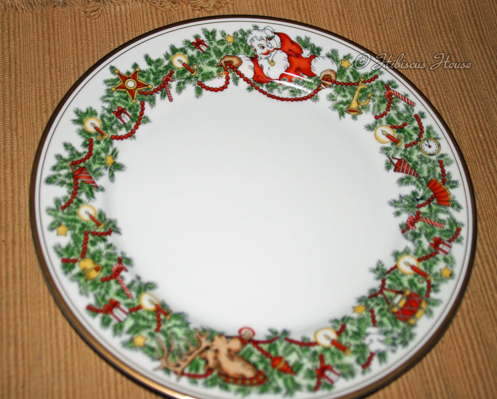 Hibiscus House: Fitz and Floyd St Nicholas China