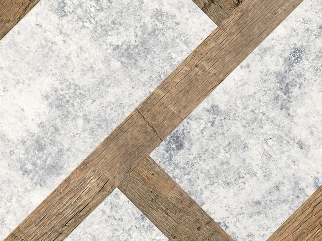 Karo Çini Taş Desen Laminat Parke