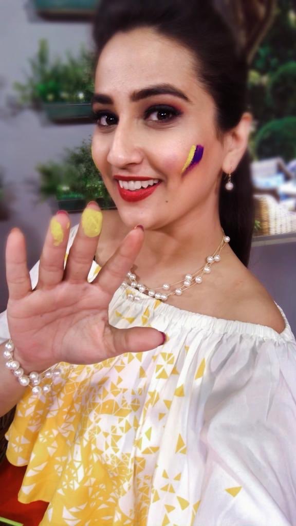 Indian Actresses Holi Celebration Photos 2019