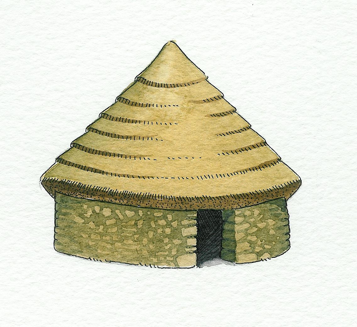 Como dibujar una choza - Imagui