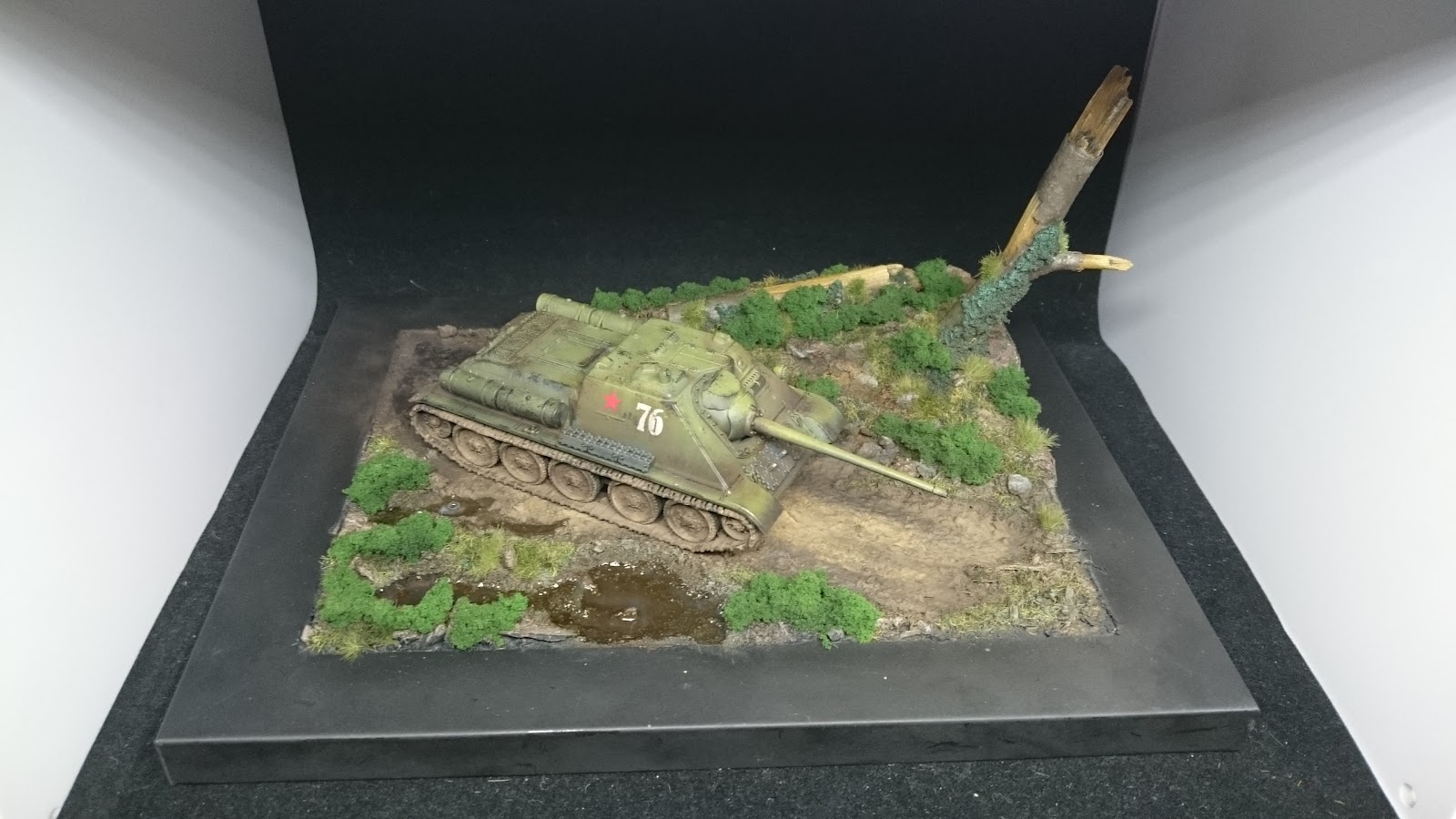 Diorama scene for Tanks
