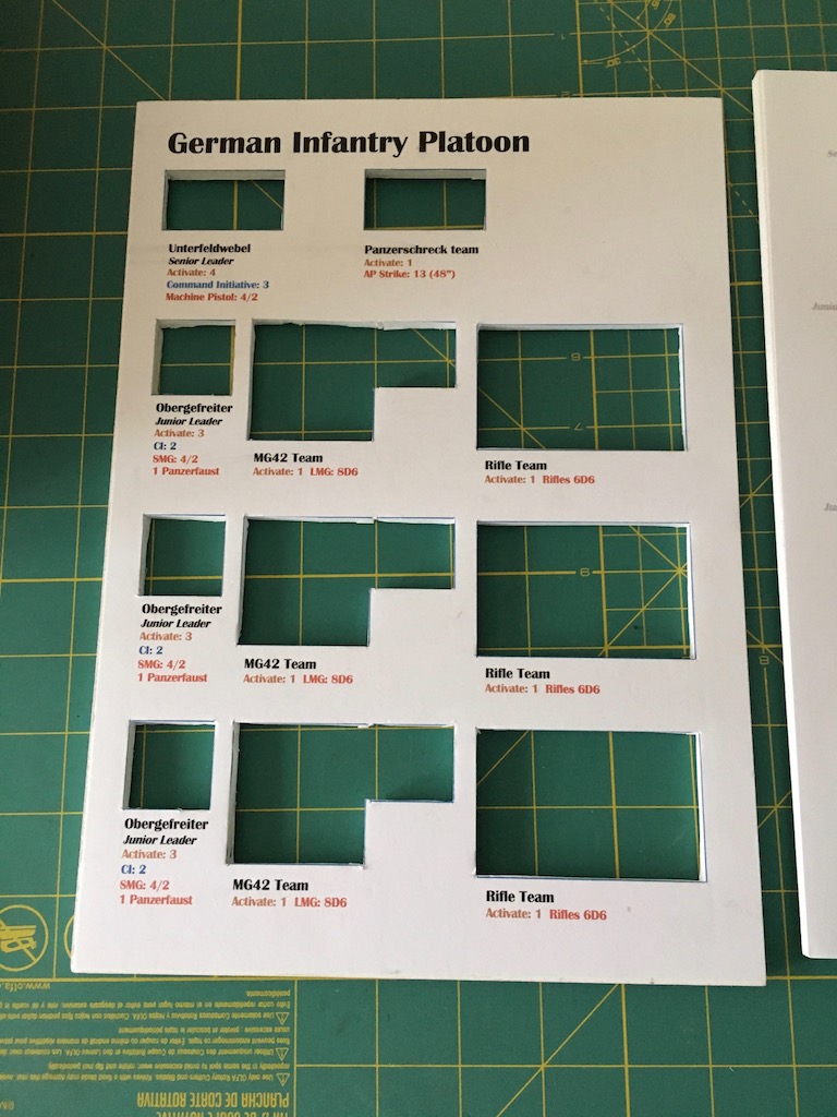 The Tactical Painter: Chain of Command Platoon Boards