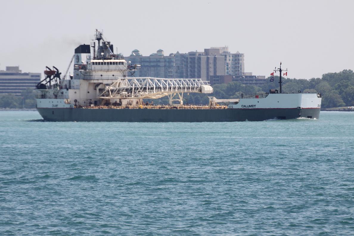 Michigan Exposures: Last Ship of the Day...the Calumet