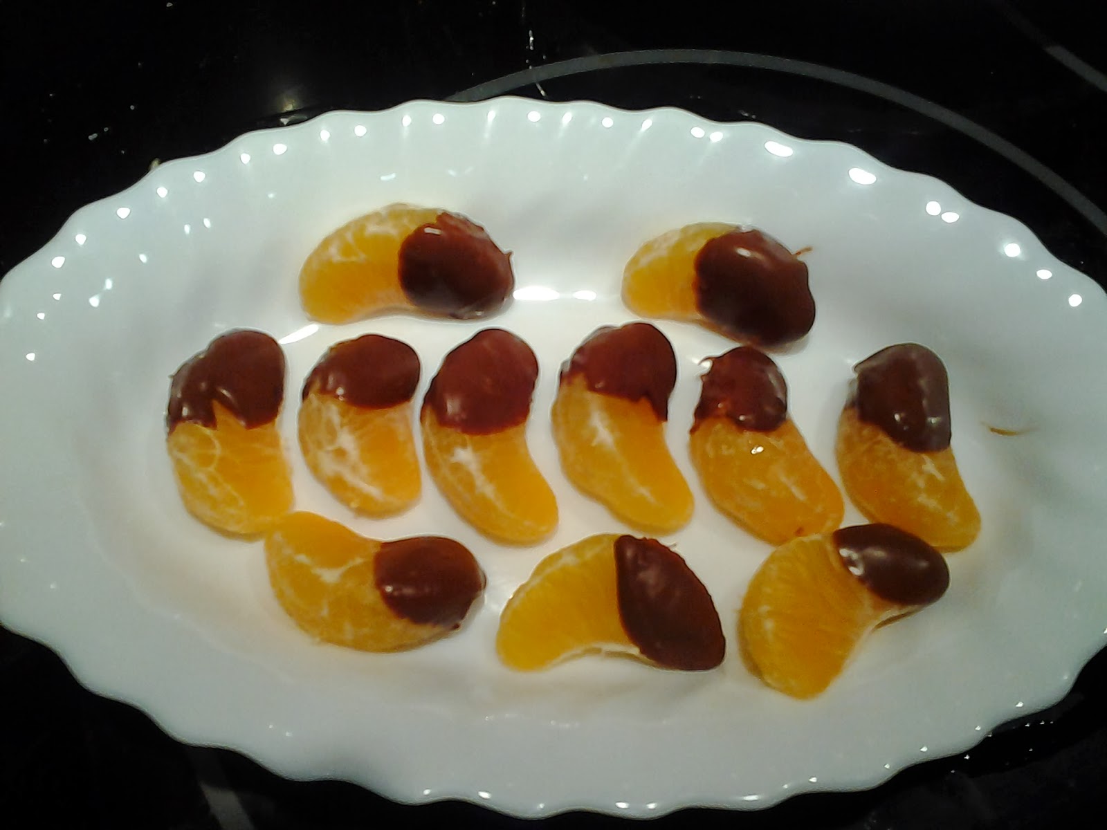 El mundo de Macu : Mandarinas al chocolate.