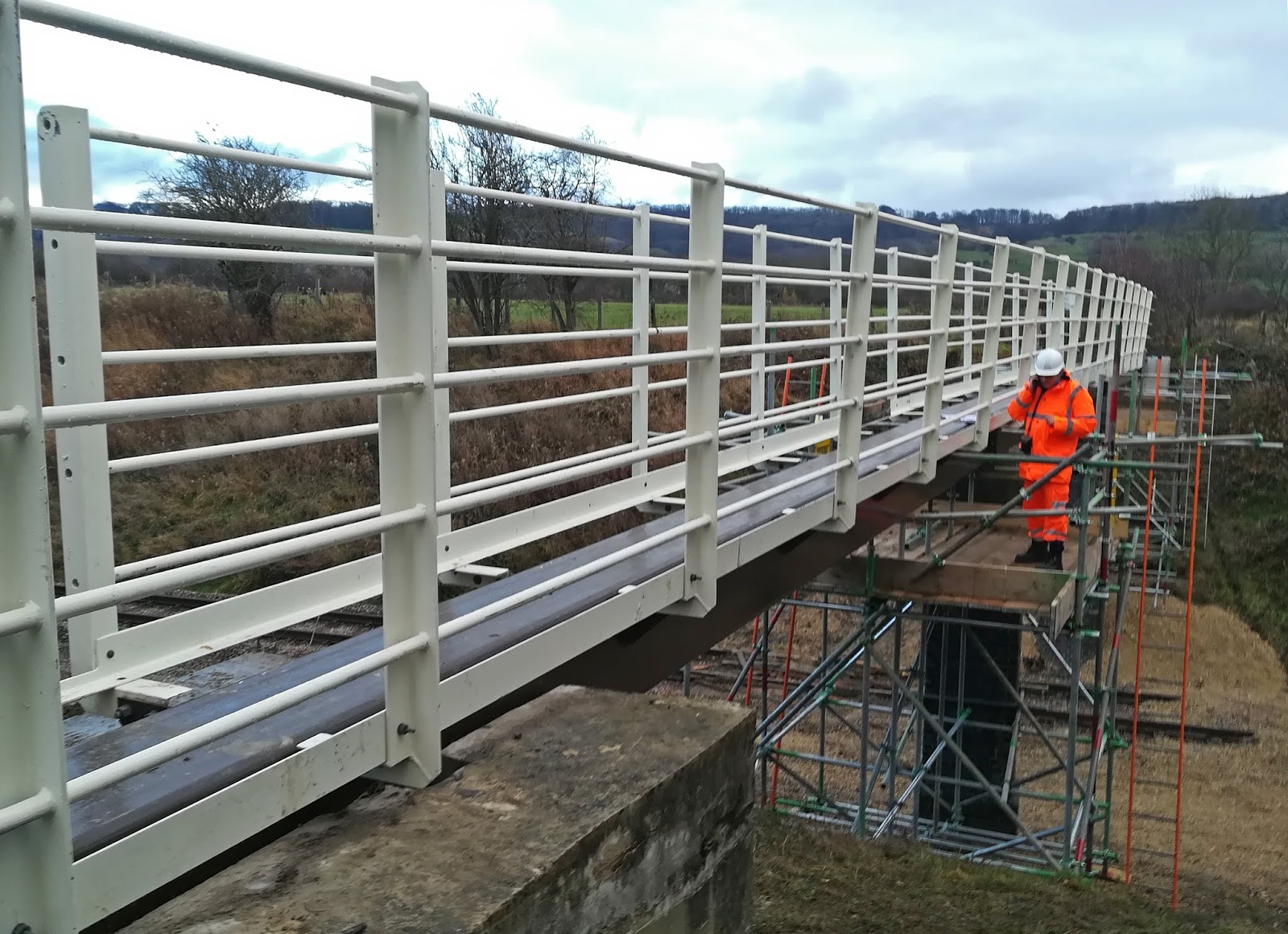 Civil Engineering Blog: Fitting hand rails.