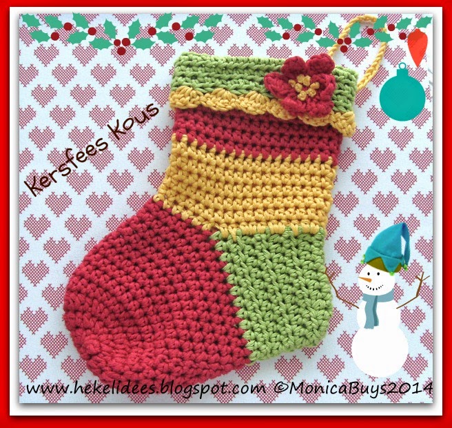 Hekel Idees: Gratis Patroon: Hekel 'n Kerskous.