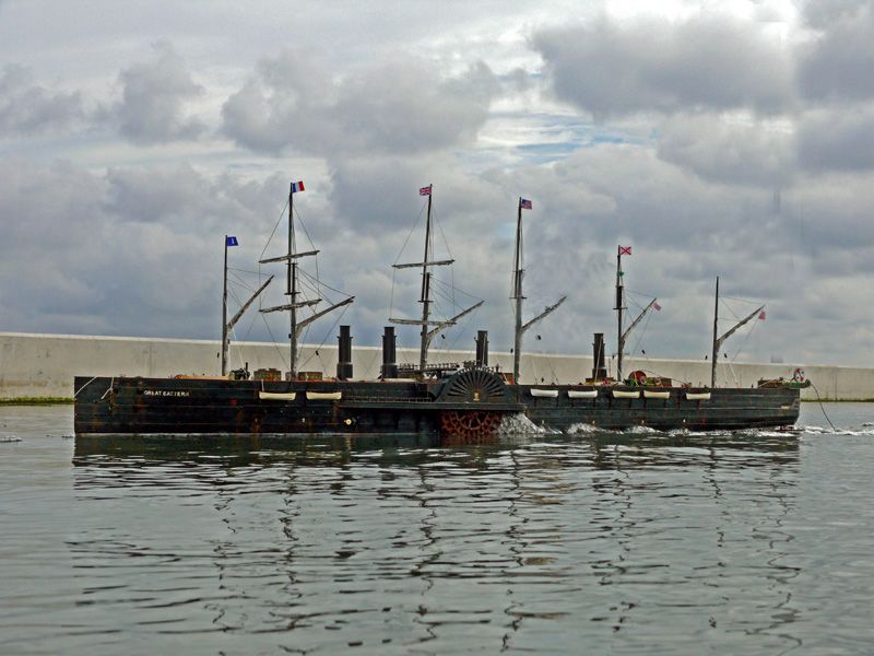 Etherow Model Boat club: Great Eastern at New Brighton