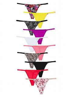 USA Boutique: Victoria Secret One Size Sexy V-String Panty -Black Lace ...