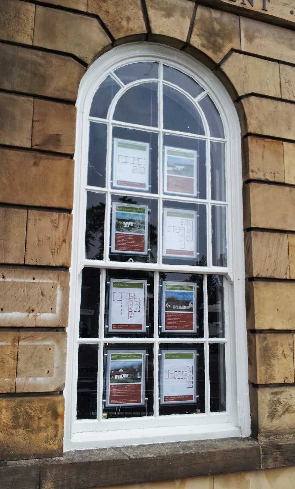The Green I Signs Blog: illuminated estate agent perspex window ...