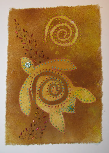 Embellished turtle fabrics - part two