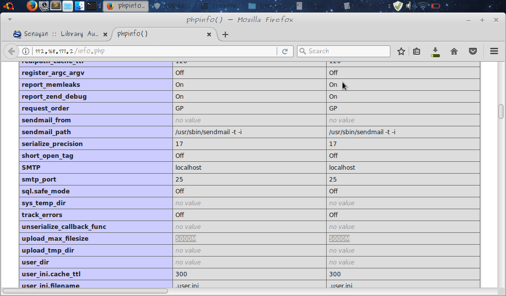 Menambah Kapasitas Upload Pada Slims dan Owncloud ~ Adam Burhani | BLC ...