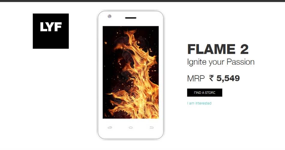 LYF Flame 2, Wind 4, Water 7 specifications and prices revealed ...