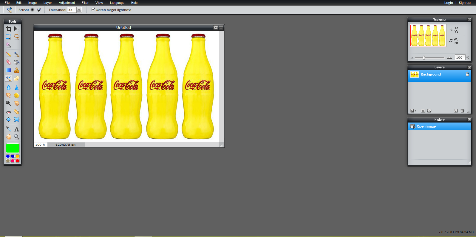 Lesson 11: "BASIC" How to Replace the Color of an Object in Pixlr ...