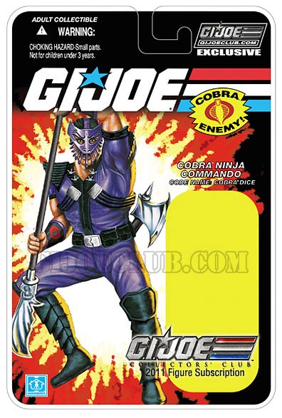 That Figures: NEWS: GI Joe Collector Club-Exclusive Figures Card Art