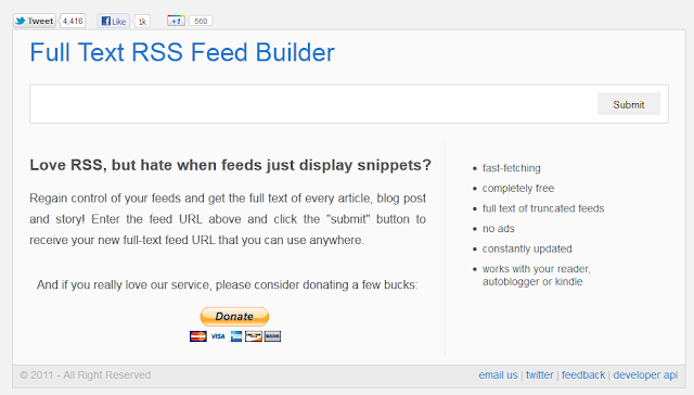 Full Text RSS Feed Builder Review | Pandhawa-Tiga