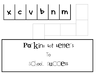 The Go To Teacher: Parking Lot Letters