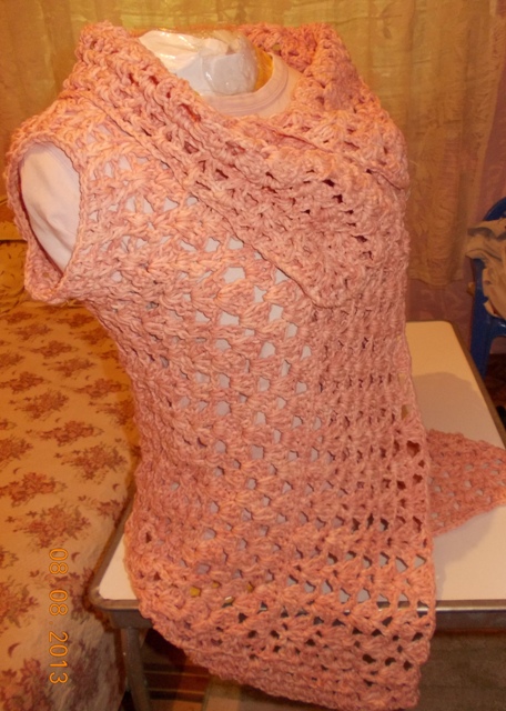 Anukdesign-crosetate: VESTA CROSETATA- WRAP