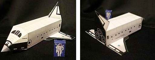 Space Shuttle Paper Model Print Out