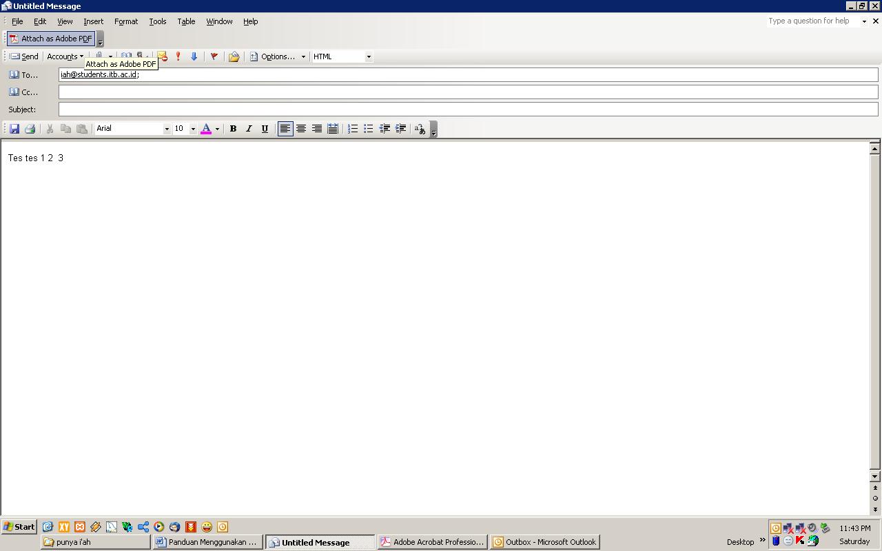 Indahnya Belajar: Cara Membuat/Mengirim Email dengan Menggunakan MS ...