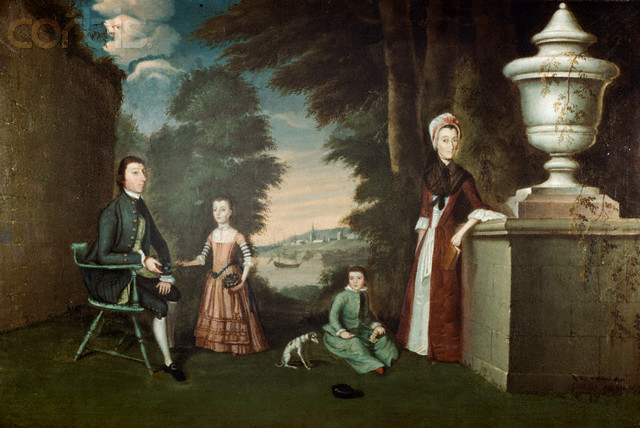 8th Grade Social Studies: Colonial Family Paintings