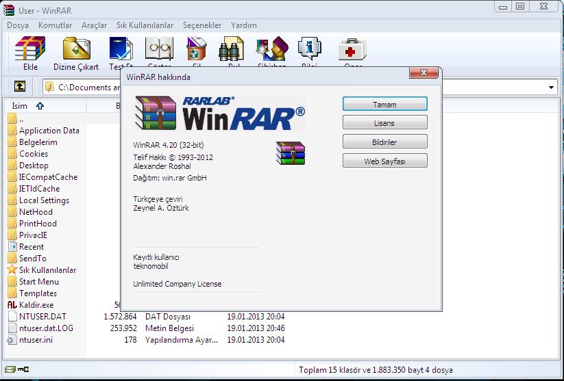 Winrar v4.20 x86 x64 with keygen by rajs : asalmo