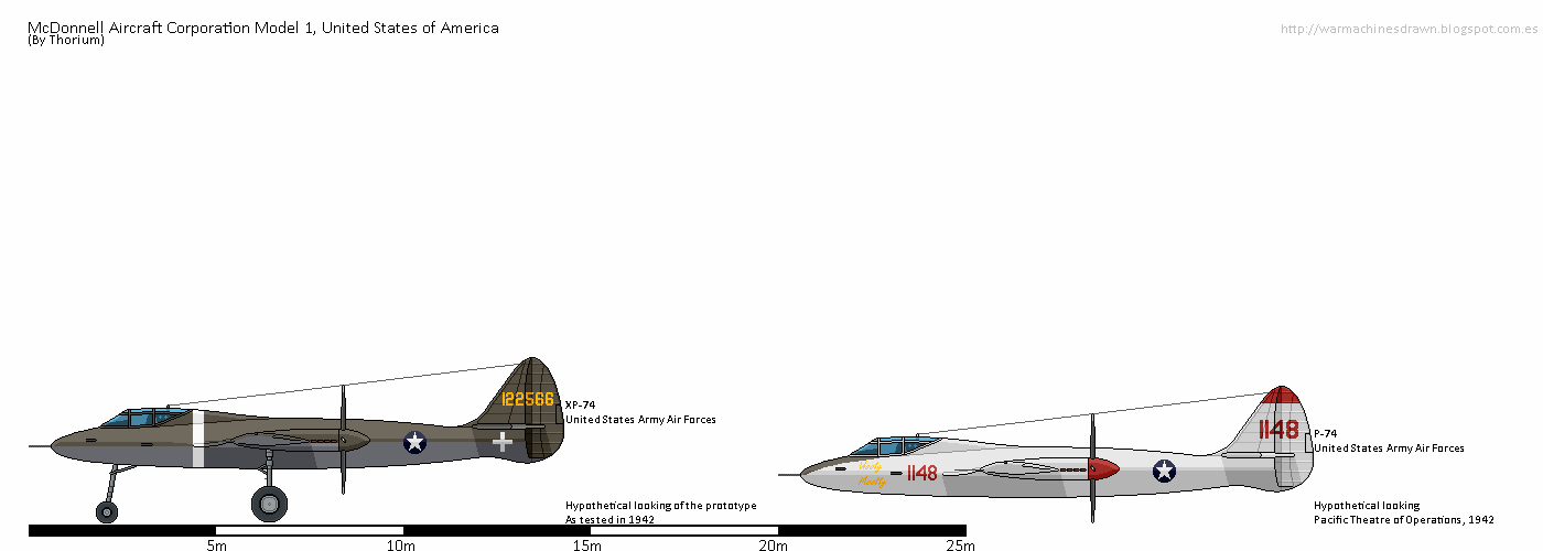 War Machines Drawn: McDonnell Aircraft Corporation Model 1