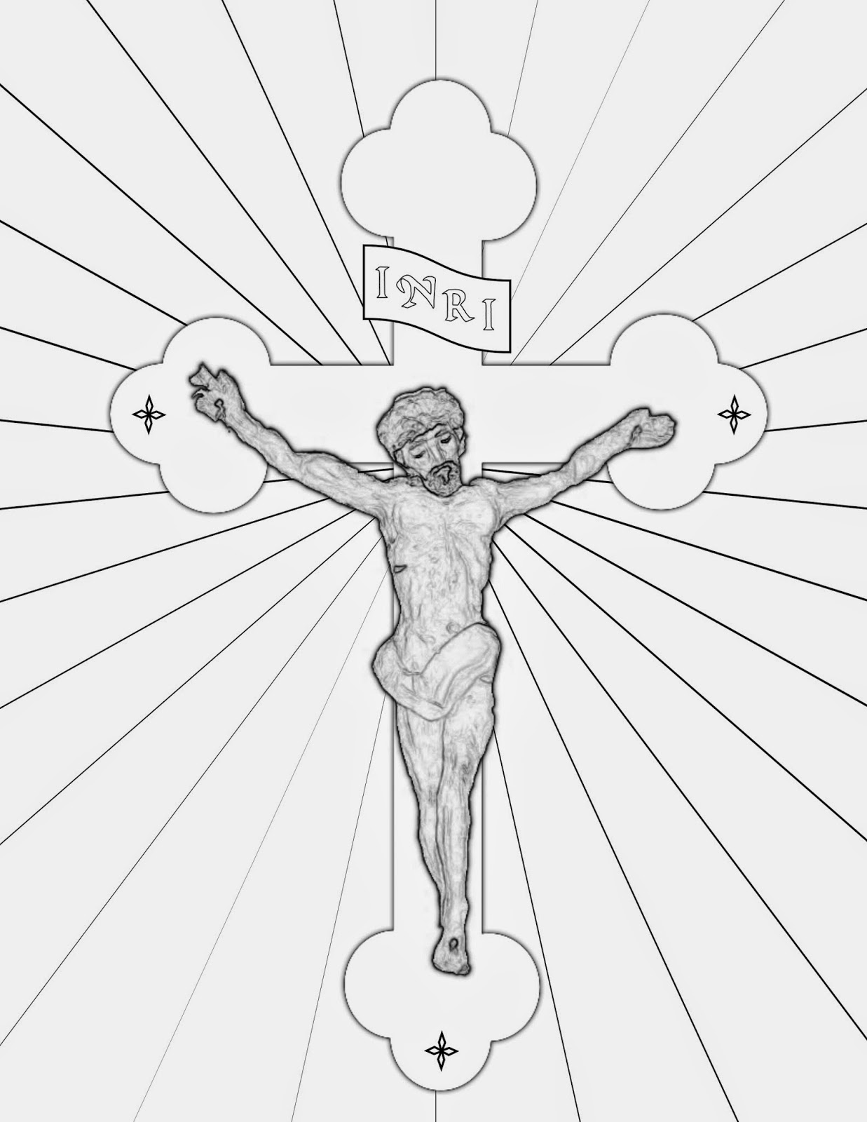 Life, Love, & Sacred Art: FREE Crucifix Coloring Pages