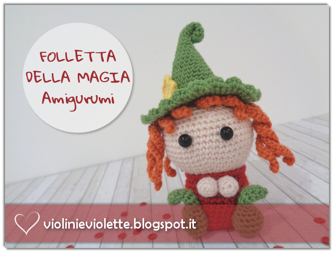 Violini e Violette: Folletta della magia amigurumi
