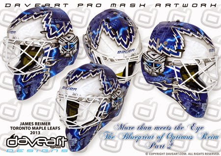 I Love Goalies!: James Reimer, 2013-14 Mask