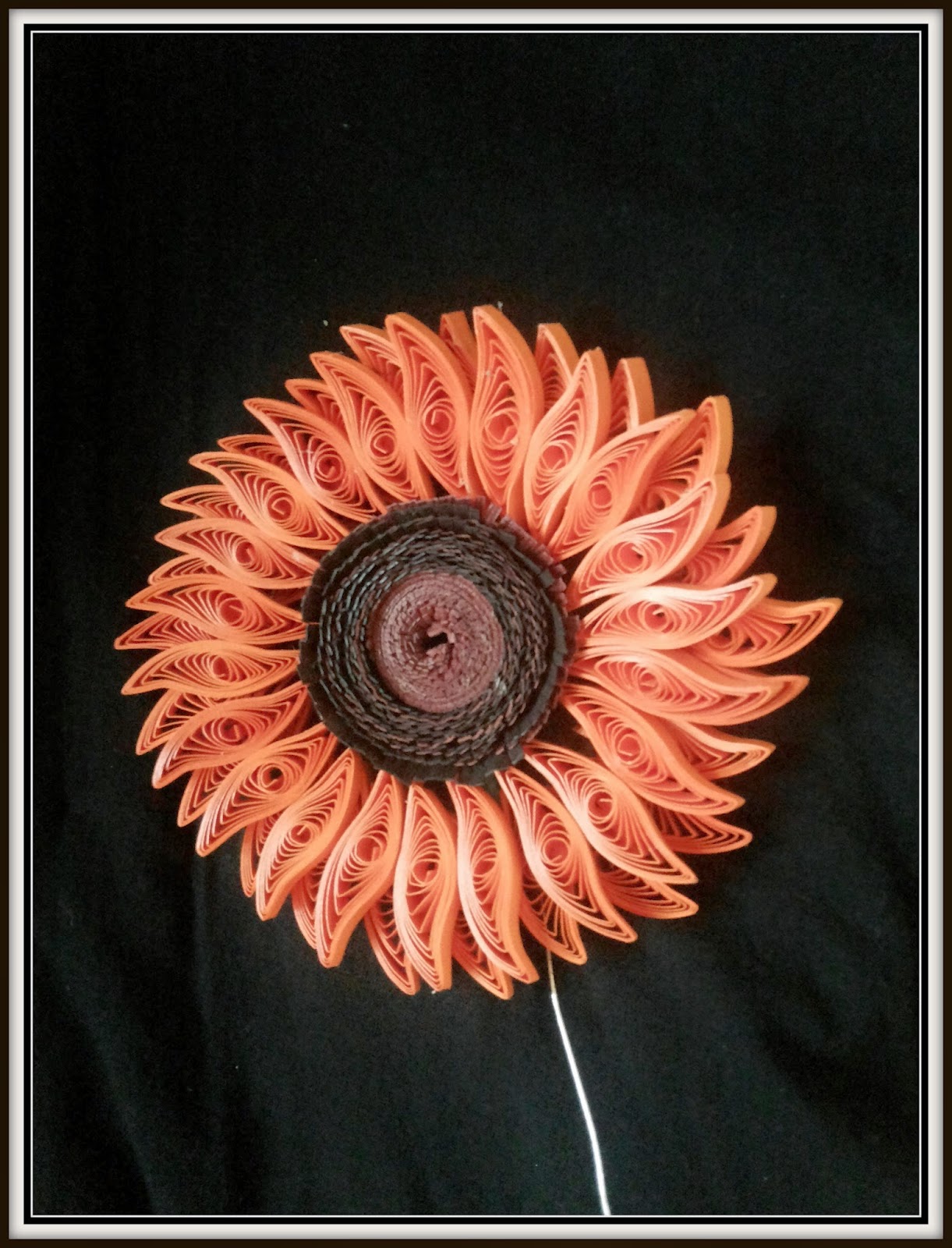 My Quilling Zone: Quilling sun-flowers
