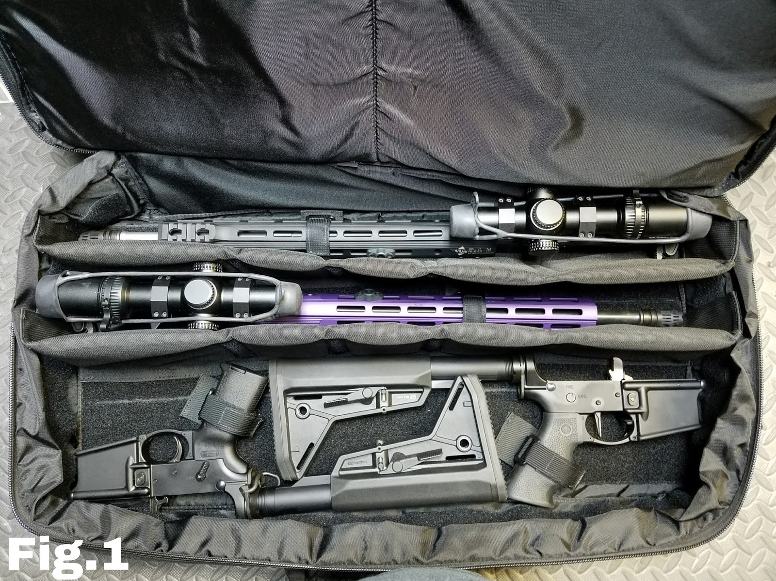 The Couple That Shoots Together...: TUFF Products Display Covert Rifle Case