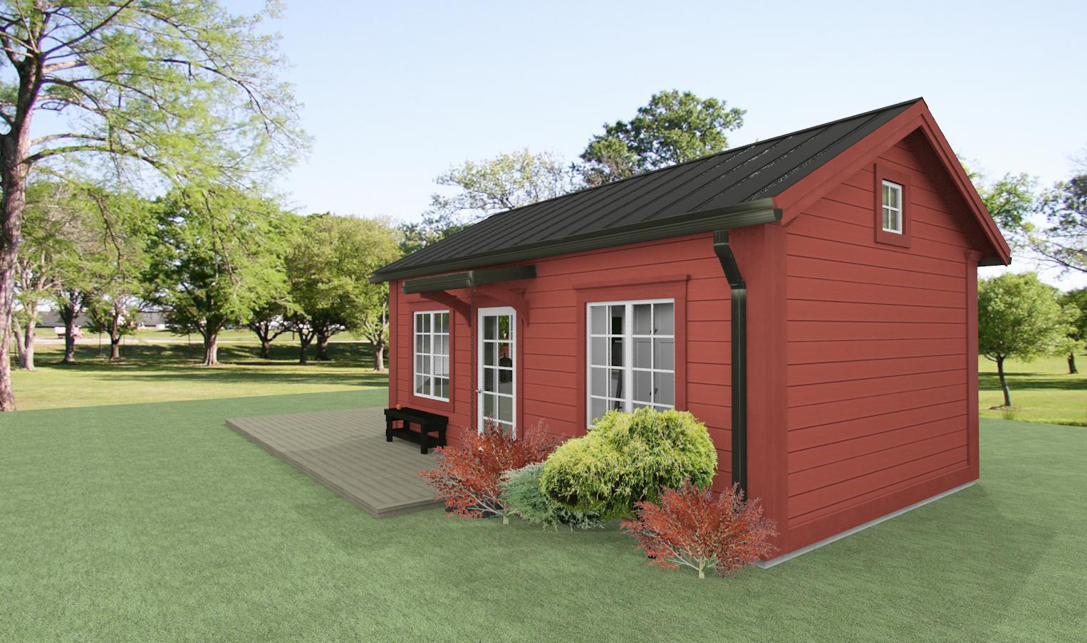 Den Vita Drömgården: 30 kvm fritidshus eller framtida Attefallshus