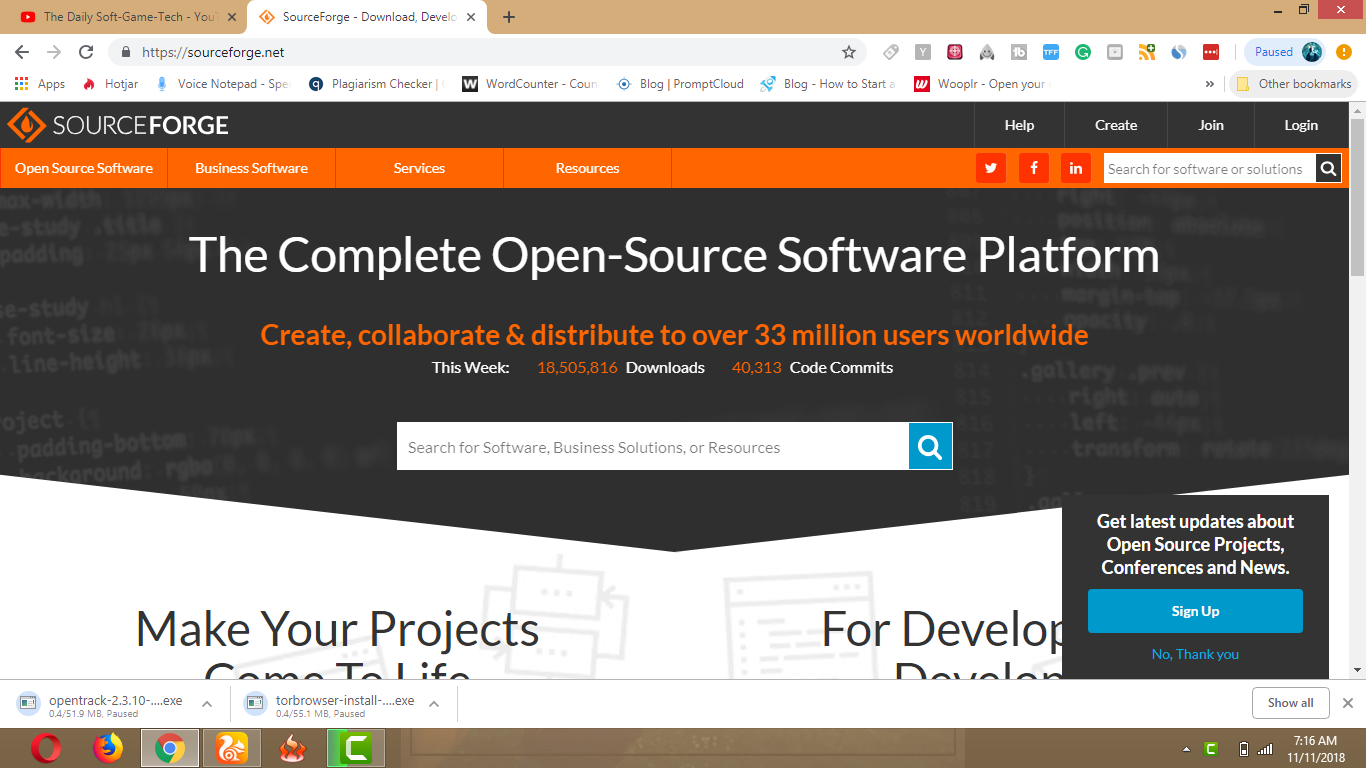 Best free Opensource Software Download With Sourcefroge