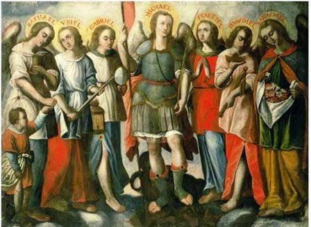 El blog del padre Eduardo Sanz de Miguel: Los siete arcángeles en el arte