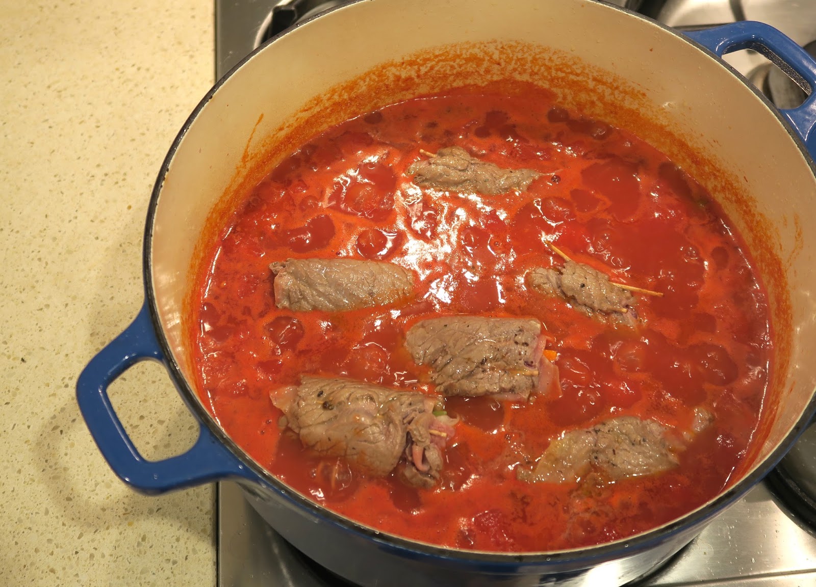 salt sugar & i: Rome’s Involtini di Manzo (Beef Rolls) from Tasting Rome.