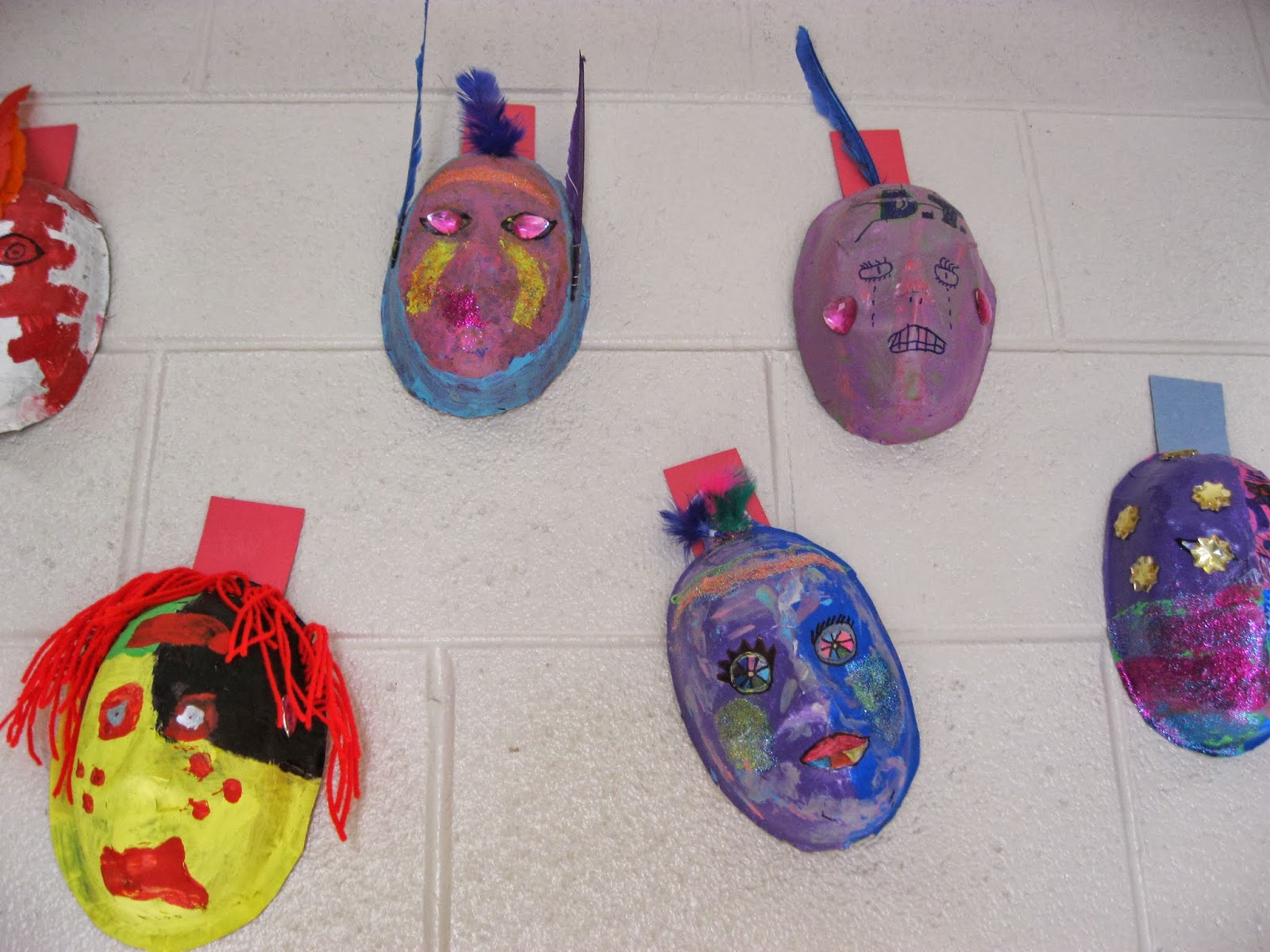 Miz Patti's Art Room: Masks by 6th Grade