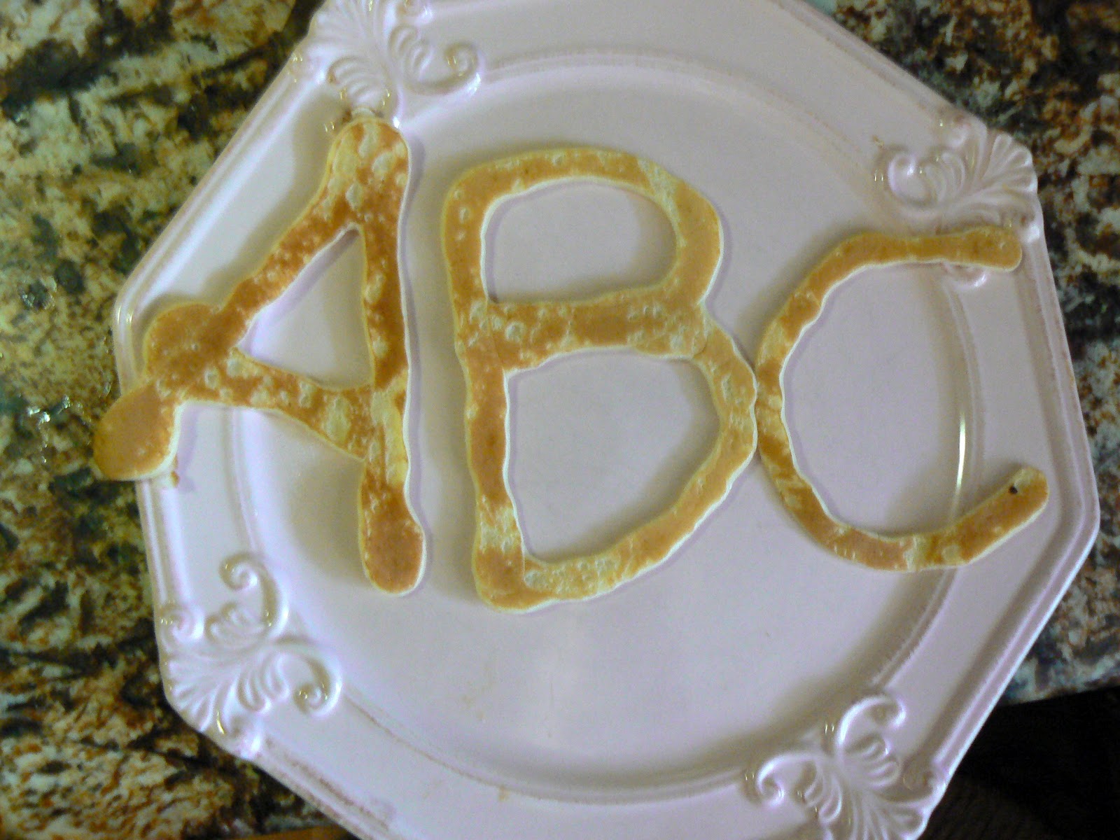 Having Fun at Home: Alphabet Pancakes