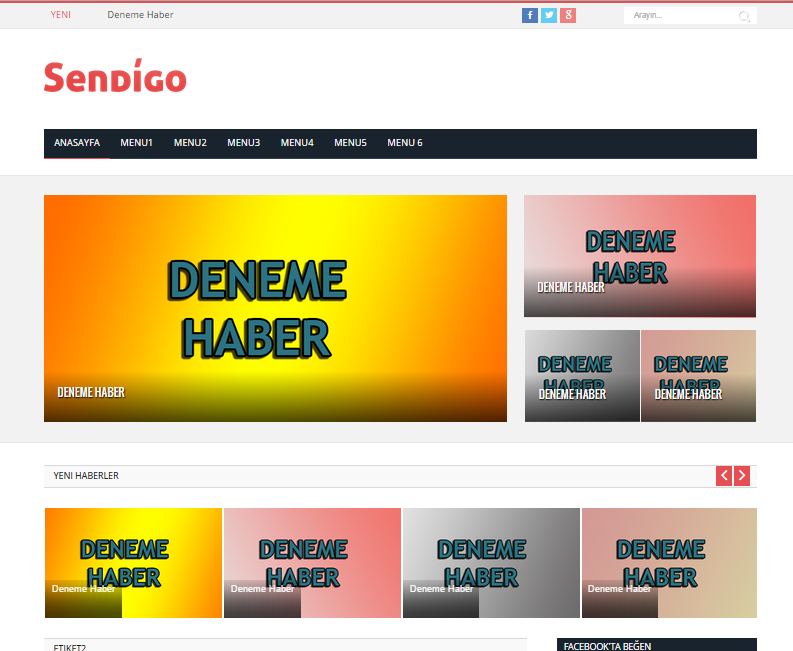 Sendigo Responsive Blogger Teması Türkçe - KODBLOGCUM | Kod Paylaşımı