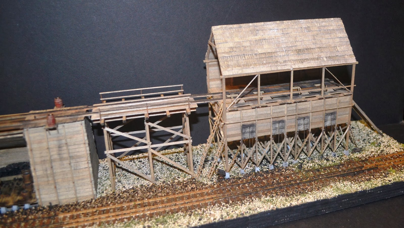 Nirvana Valley Model Railroad: Fine Scale Miniature Coal Dock #155