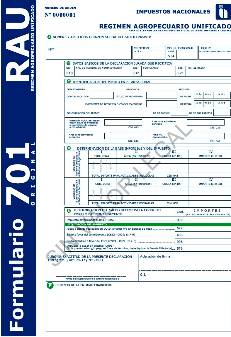 Comunidad de contadores públicos autorizados (auditores): RÉGIMEN AGRARIO UNIFICADO - RAU