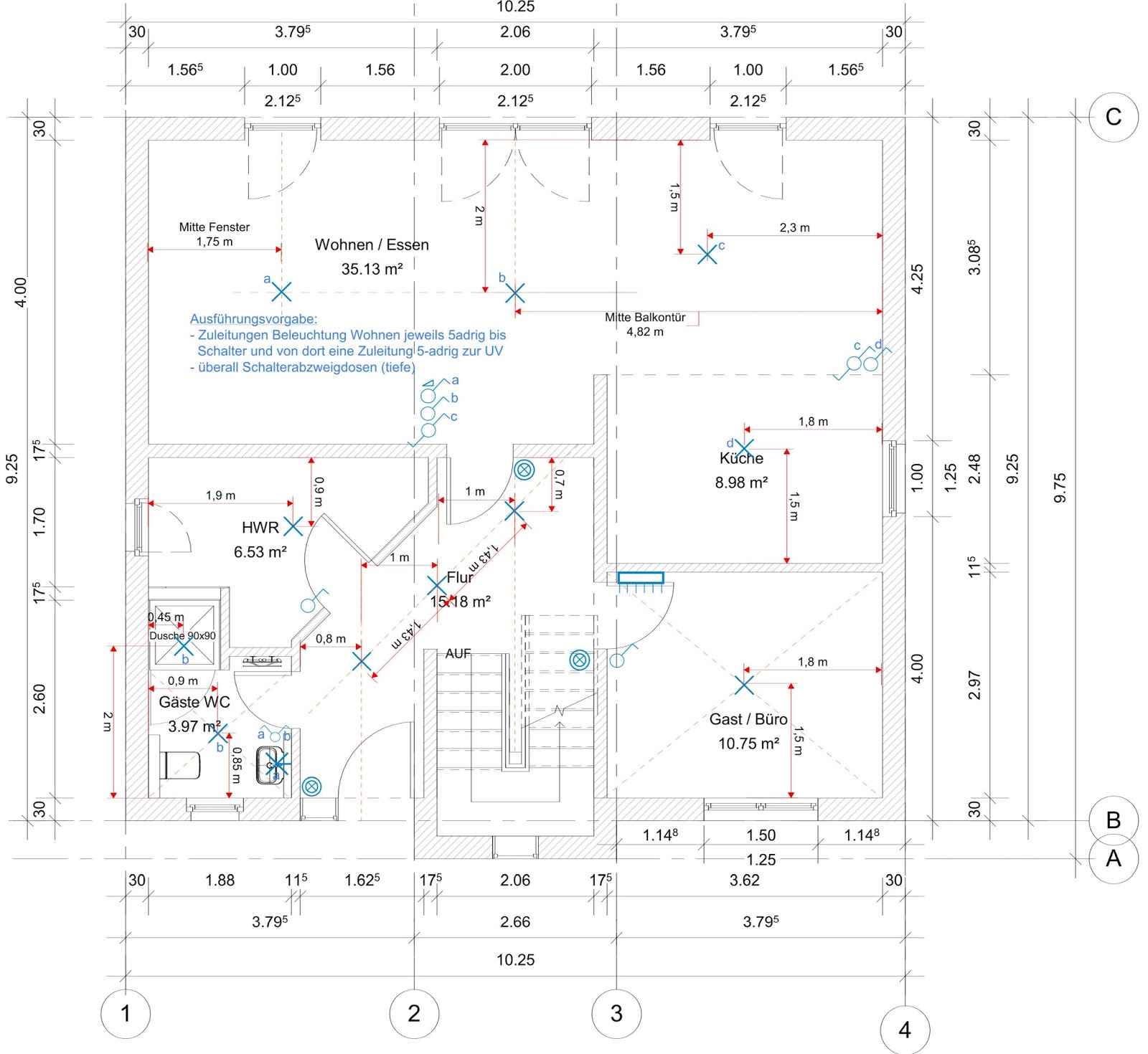 Hausbau-Nickern Blog: TAG 19 - Außenwände EG fertig