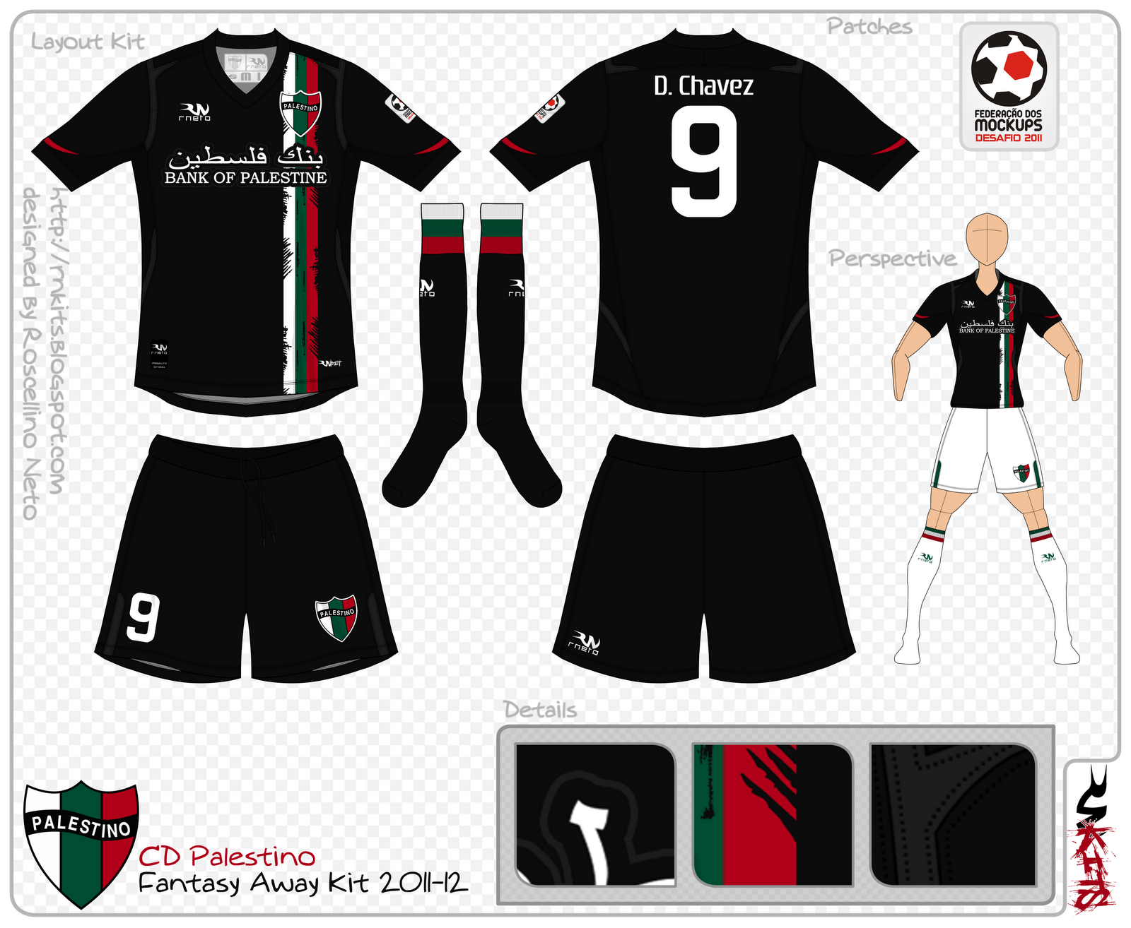 RN Kits: CD Palestino - Desafio