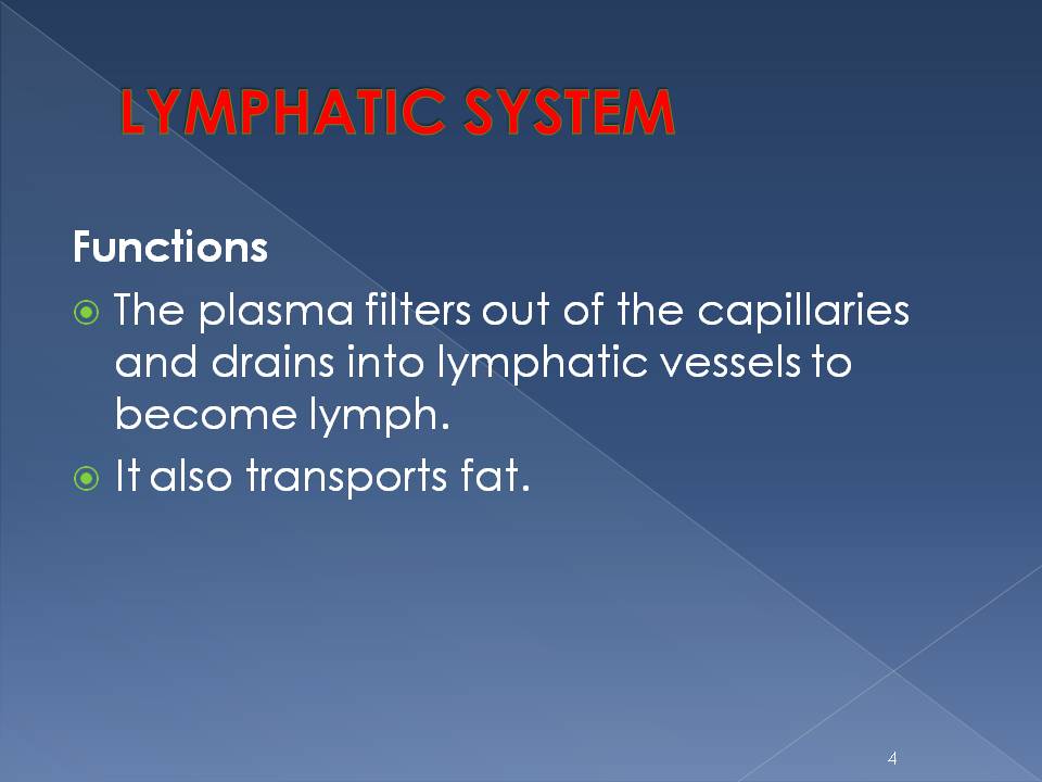 MEDICAL-SURGICAL NURSING REVIEW: OVERVIEW OF THE LYMPHATIC SYSTEM